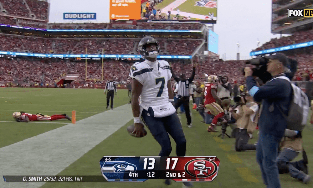 Watch: Geno Smith Puts 49ers to Sleep After Win in Final Seconds