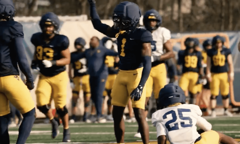 Watch: Latimer Brothers Make Plays at WVU Football Spring Practice | WV ...